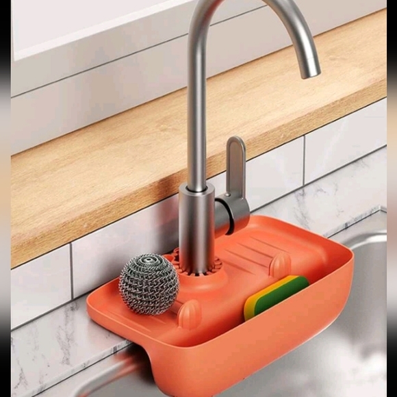 Kitchen | 4pc Splash Guard For Sink Faucet Faucet Drain Rack Super ...